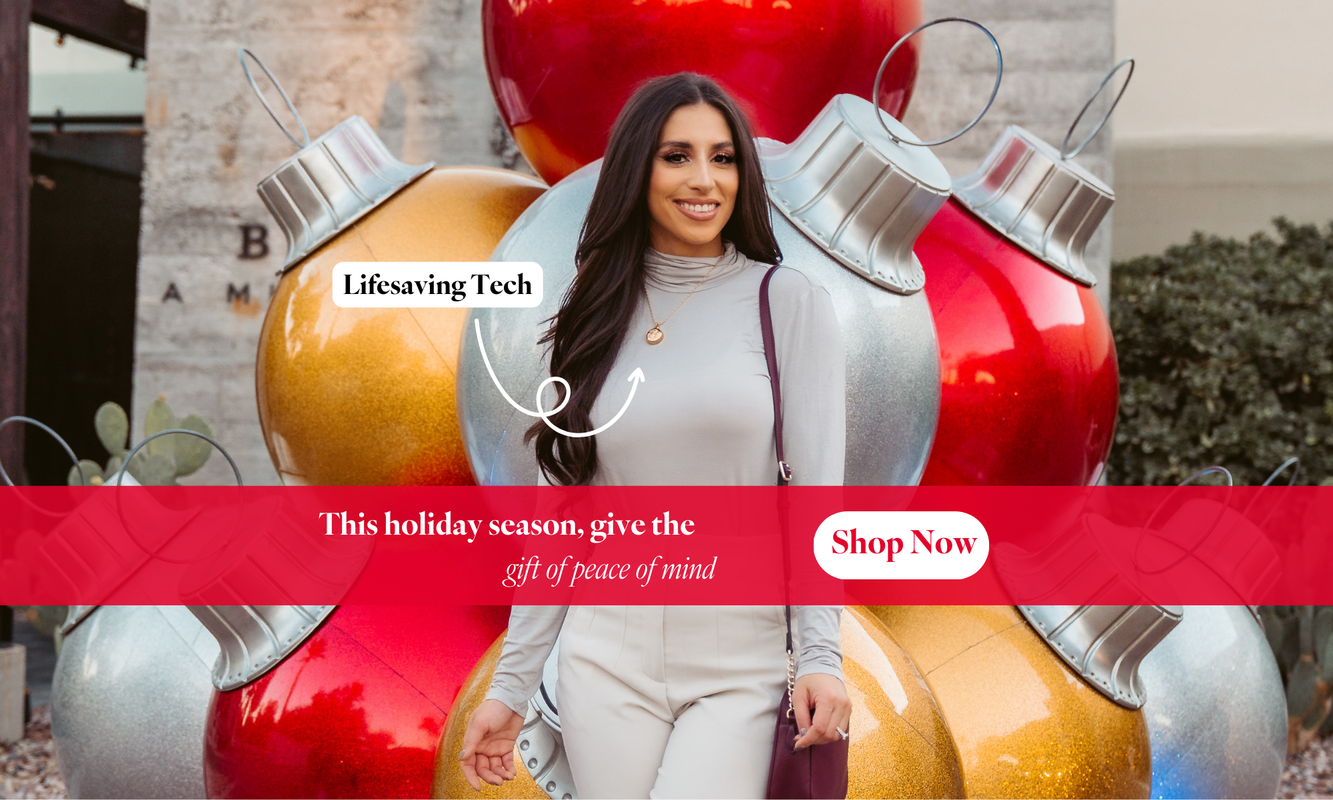 invisaWear Smart Jewelry, Stylish Panic Button, Wearable Safety Device ...