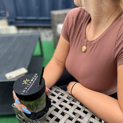 invisaWear Cup Cover - Drink Spiking Prevention Scrunchie – invisaWear®